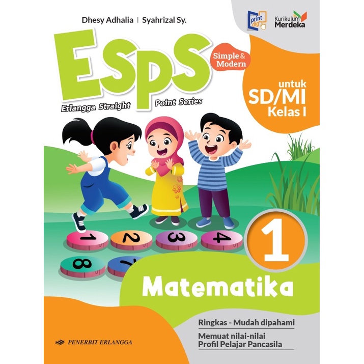 Jual BUKU ESPS MATEMATIKA SD/MI KELAS 1/KURIKULUM MERDEKA | Shopee Indonesia