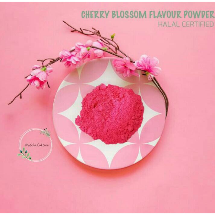 Jual CHERRY BLOSSOM FLAVOUR POWDER NET 1000 GR HALAL CERTIFIED - SAKURA ...