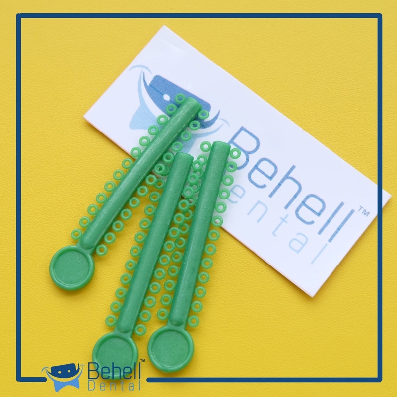 Jual Karet Behel Motif Power O ring Bulat PREMIUM - Dental rubber band ...