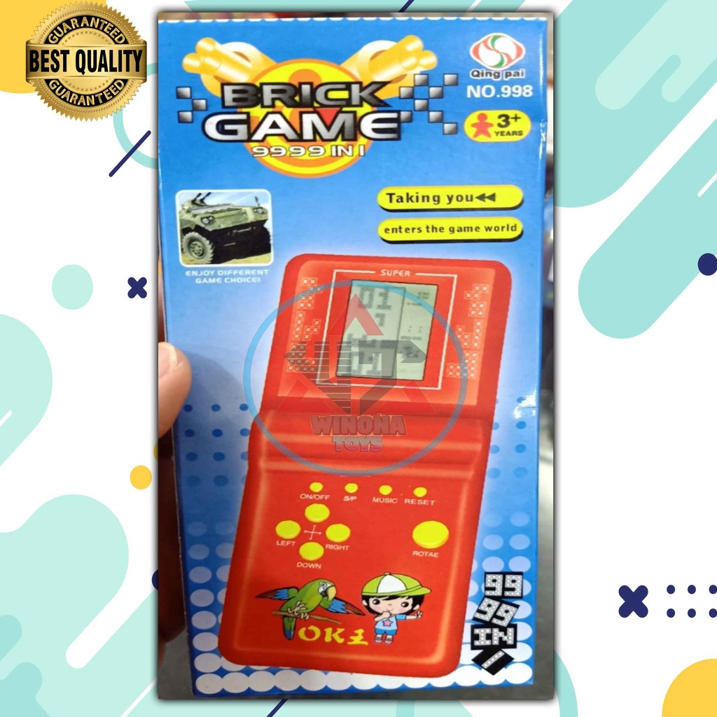Jual MAINAN GAMEBOT GAME BOT BRICK GAME TETRIS 9999 IN 1 JADUL | Shopee ...