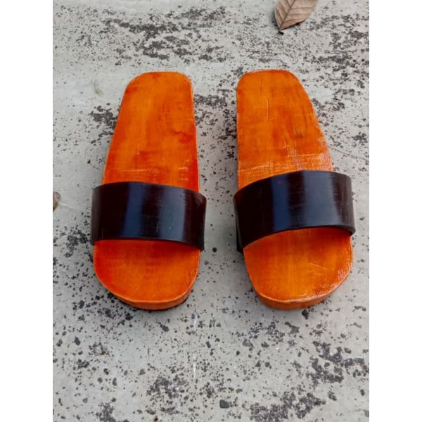 Jual Sandal Tradisional Bakiak Terompah Sandal Masjid Plitur | Shopee ...