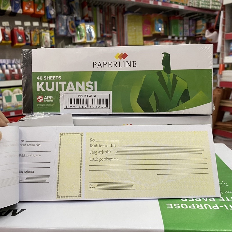 Jual KUITANSI KECIL / KWITANSI MINI / PAPERLINE KT 40 M (1pcs) | Shopee Indonesia