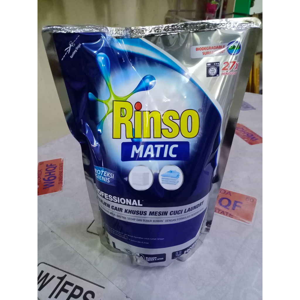 Jual Rinso Matic Profesional Deterjen 1.65L | Shopee Indonesia