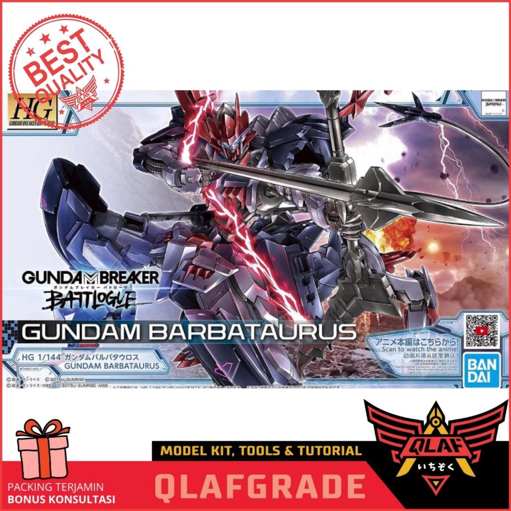Jual HG GUNDAM BARBATAURUS BANDAI barbatos taurus 1/144 high grade ORI ...