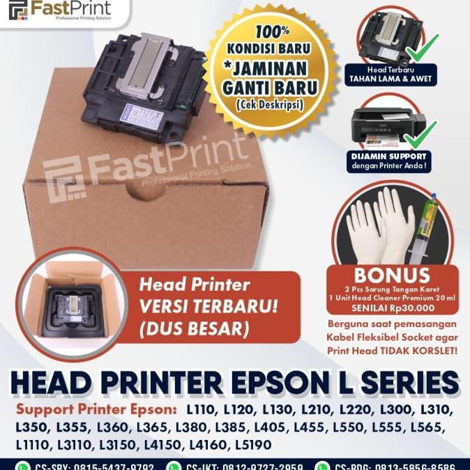 Jual Head Printer Epson L110 L210 L120 L220 L310 L1110 L3110 New Dus ...