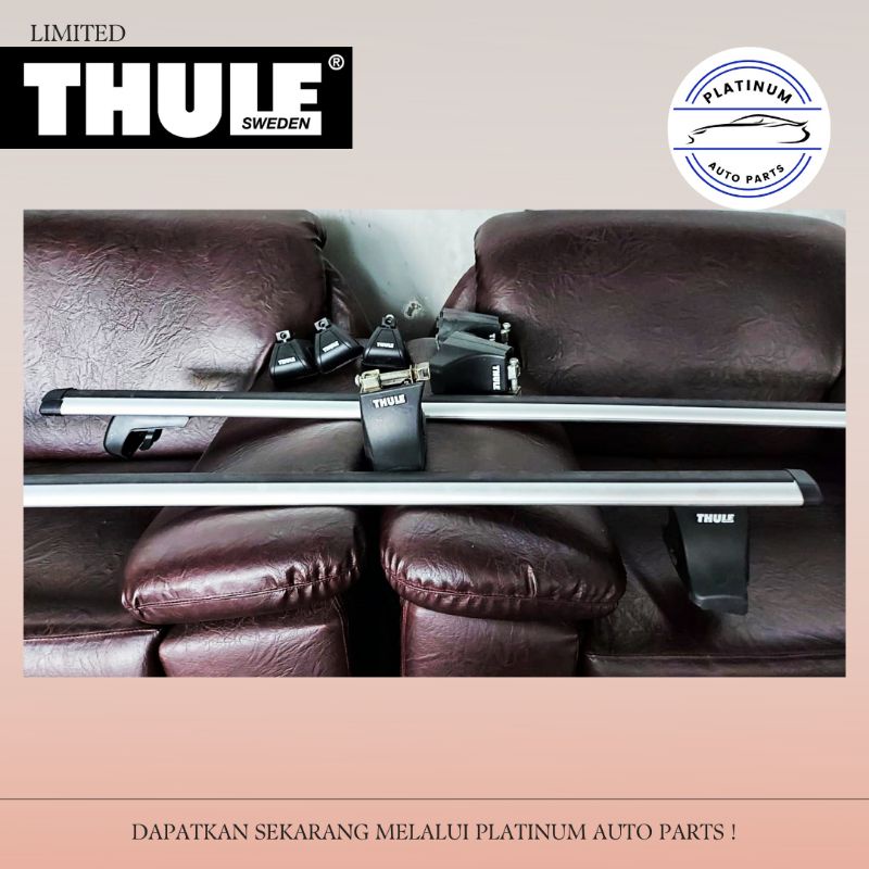 Jual THULE RAPID SYSTEM 750 + 860 panjang crossbar 108,127 & 135 cm ...