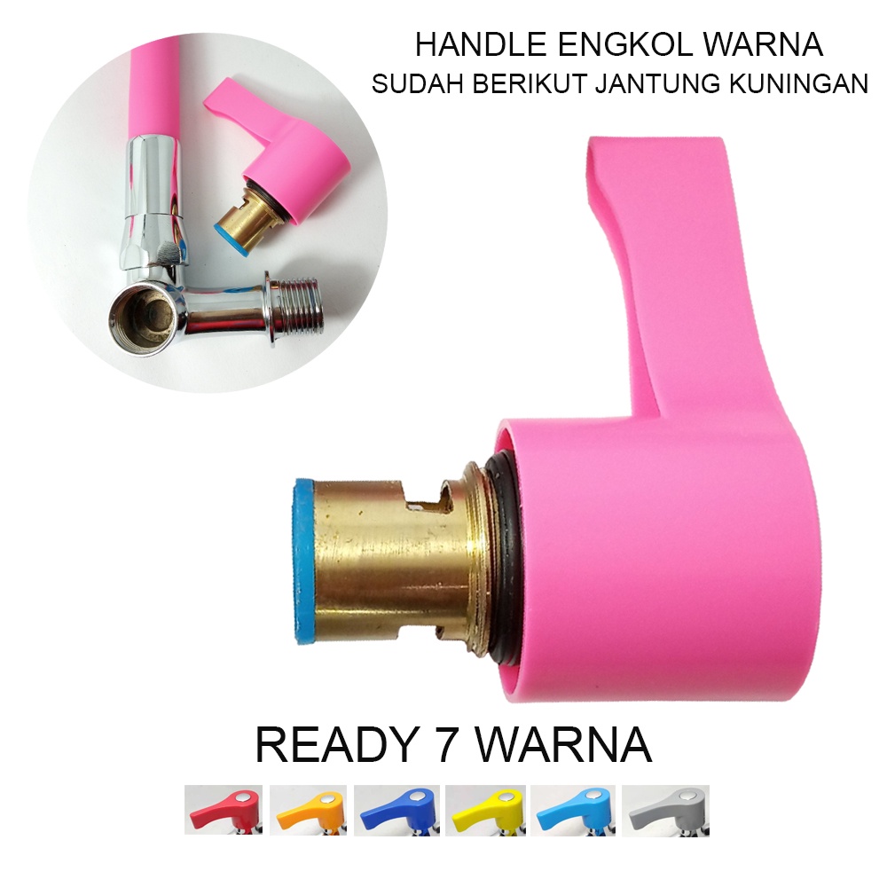 Jual Handle Kran Air + Jantung Kran Kuningan / Handle Kran Tembok ...