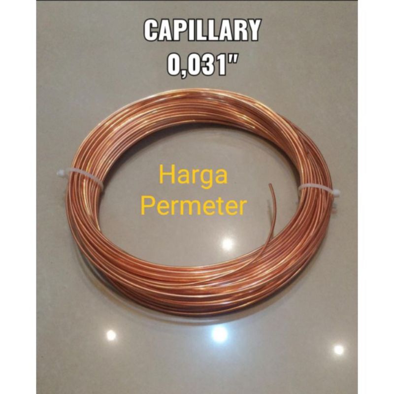 Jual Pipa Kapiler copper capillary Tube Kulkas 2 pintu Freezer Showcase ...