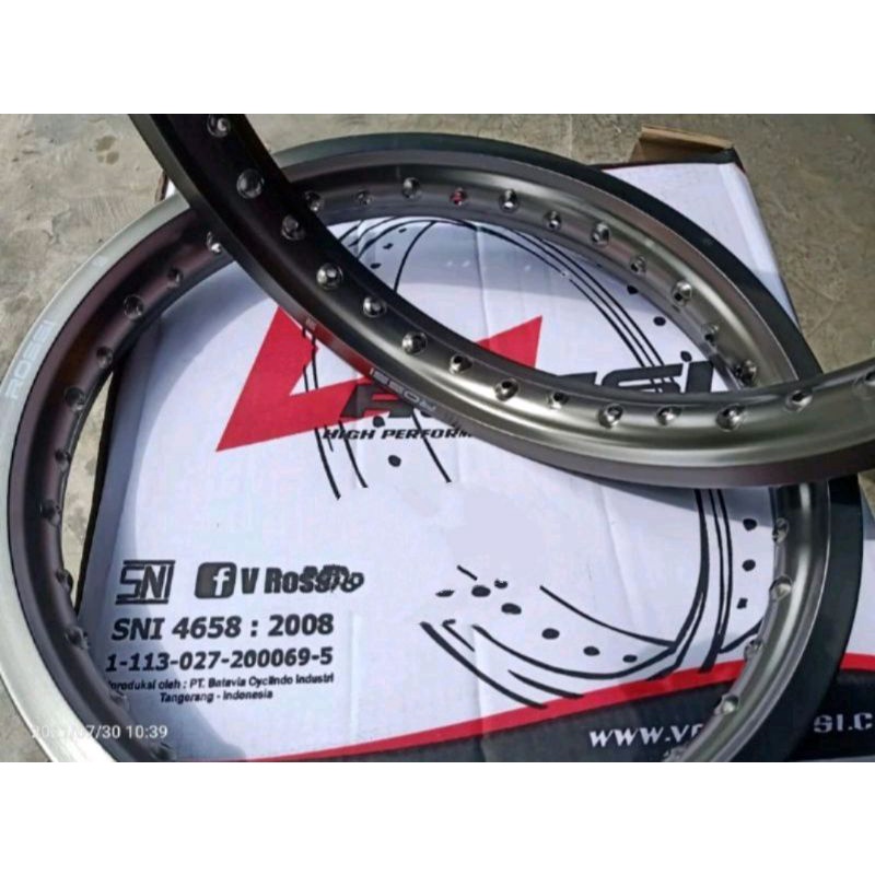 Jual velg vrossi wm titan grey titanium 185 17 | Shopee Indonesia