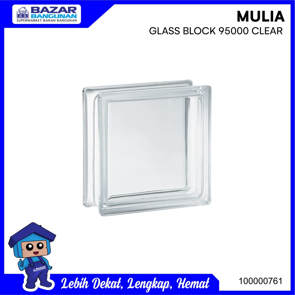 Jual Mulia - Glass Block / Gelas Blok Clear 95000 | Shopee Indonesia