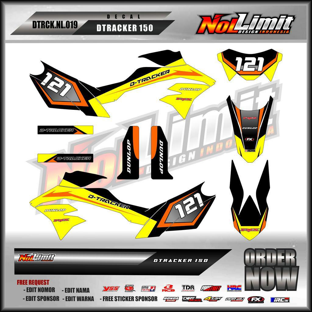 Jual Sticker Striping Motor DTRACKER 150 List Variasi Desain Motif ...