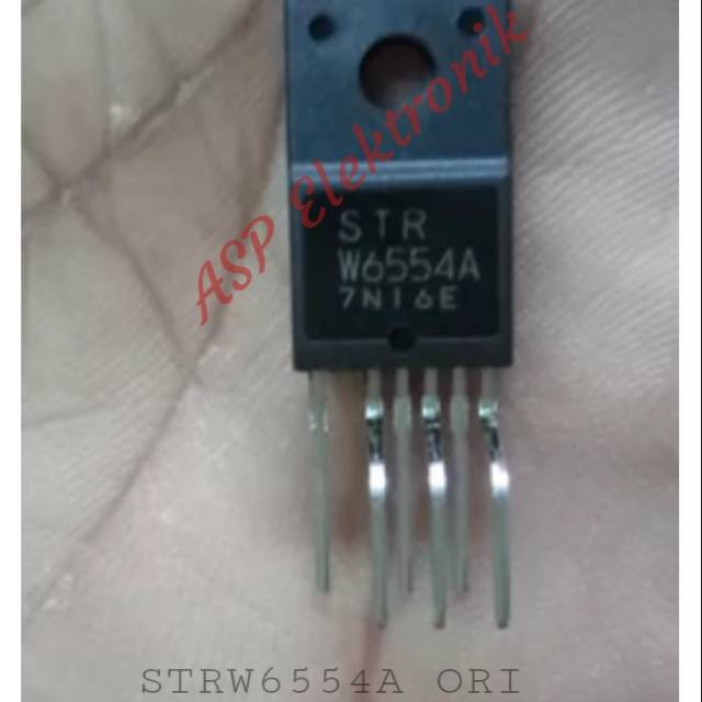 Jual STR W6554A ORIGINAL IC POWER SUPPLY TV REGULATOR STRW 6554A ORI ...