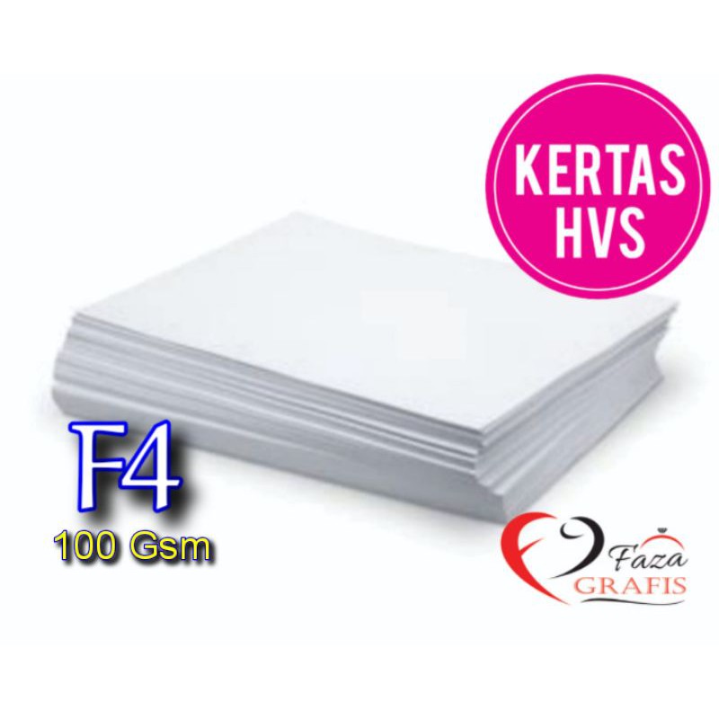 Jual kertas HVS F4 100gsm isi 50 lembar | Shopee Indonesia