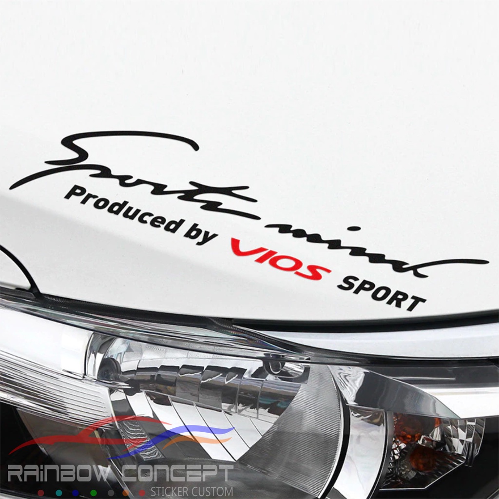 Jual stiker sticker mobil toyota vios sportmind kap | Shopee Indonesia