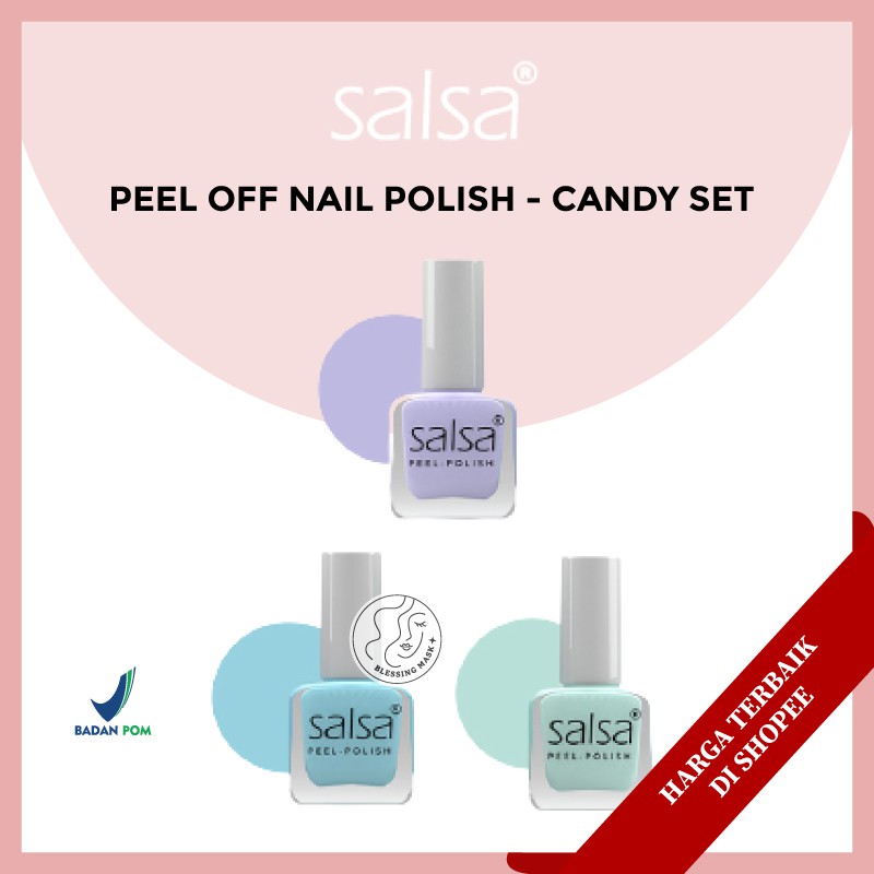 Jual SALSA Peel Polish - Kutek Peel Off Lupas Breathable Hijab Friendly ...