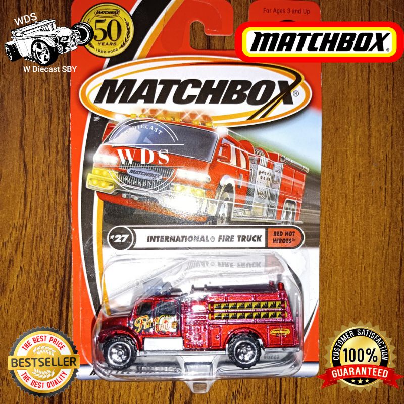Jual Matchbox MBX International Fire Truck Pemadam Fire Rescue Hot ...