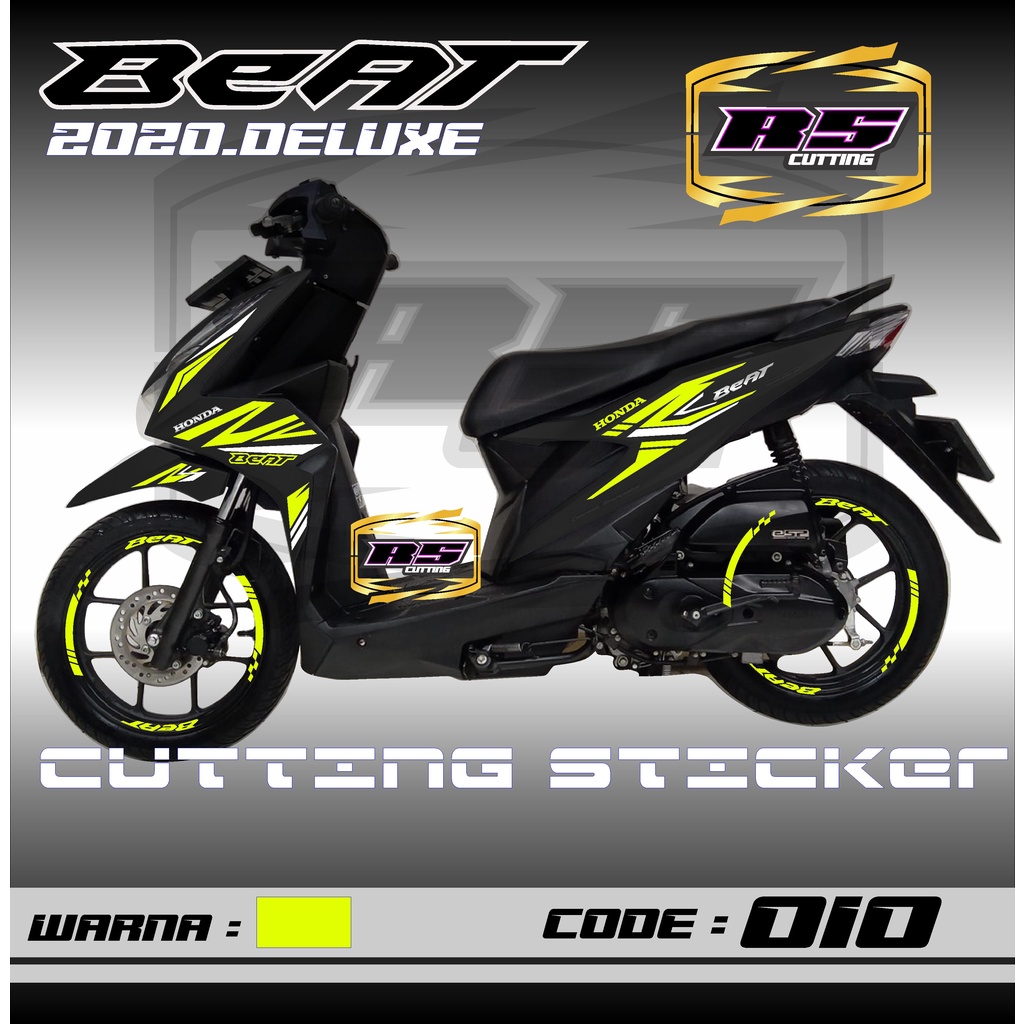 Jual RS Cutting stiker Beat Deluxe - Aksesoris Motor Stiker Honda Beat ...