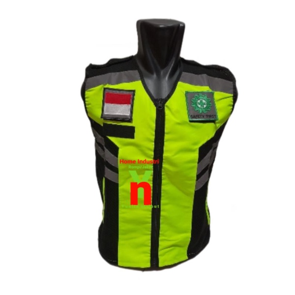 Jual Rompi Safety First Biru /Rompi Kerja Safety | Shopee Indonesia