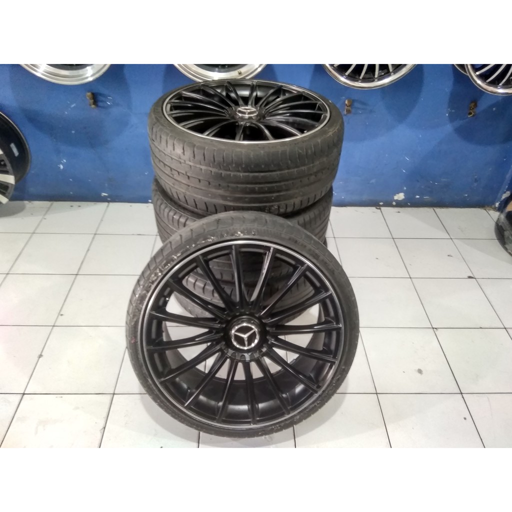 Jual jual velg seken model amg ring 20x8 9 pcd 5x112 plus ban cocok ...