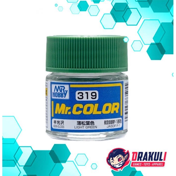 Jual Mr. Hobby Mr. Color Model Kit Paint – Light Green C319 | Shopee ...
