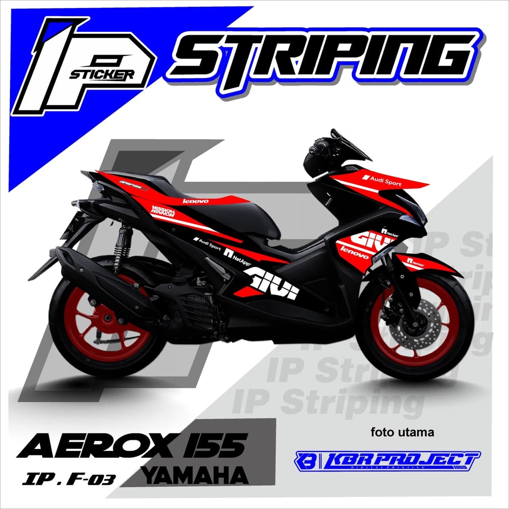 Jual STRIPING TRANSPARAN AEROX OLD 155 AEROX 155 LAMA NVX VVA AEROX 155 ...