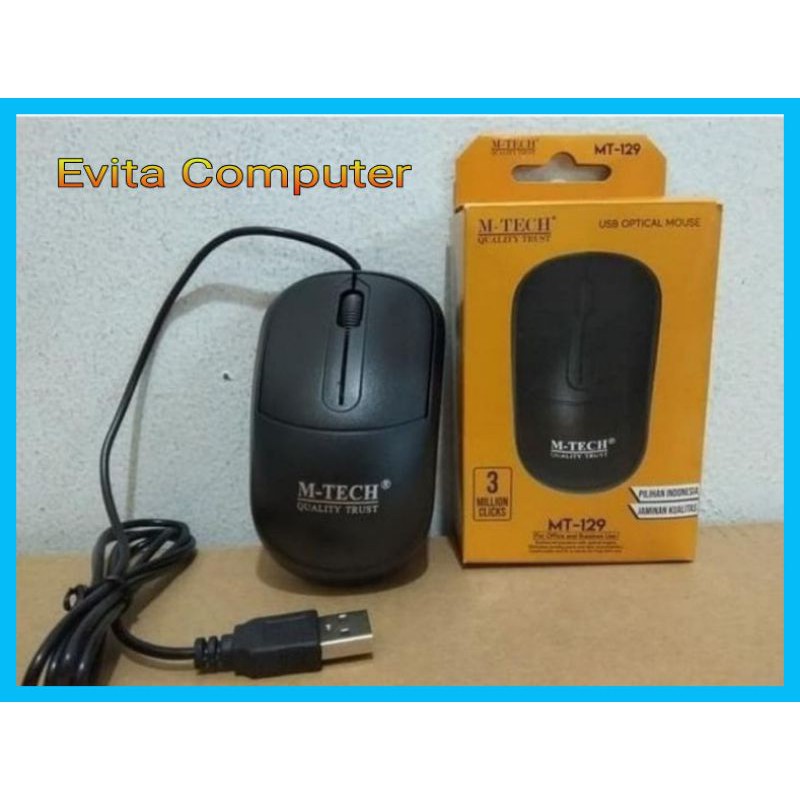 Jual Mouse Optical USB M-Tech MT-129 Original | Shopee Indonesia