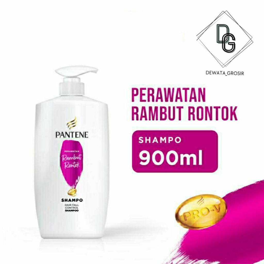 Jual Pantene Shampoo perawatan rambut rontok 900ml | Shopee Indonesia