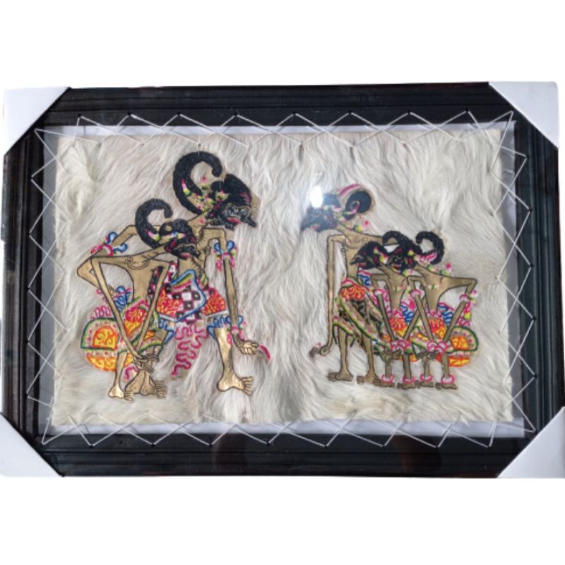Jual (BISA COD) LUKISAN WAYANG KULIT PANDAWA LIMA JUMBO 70x50 cm ...