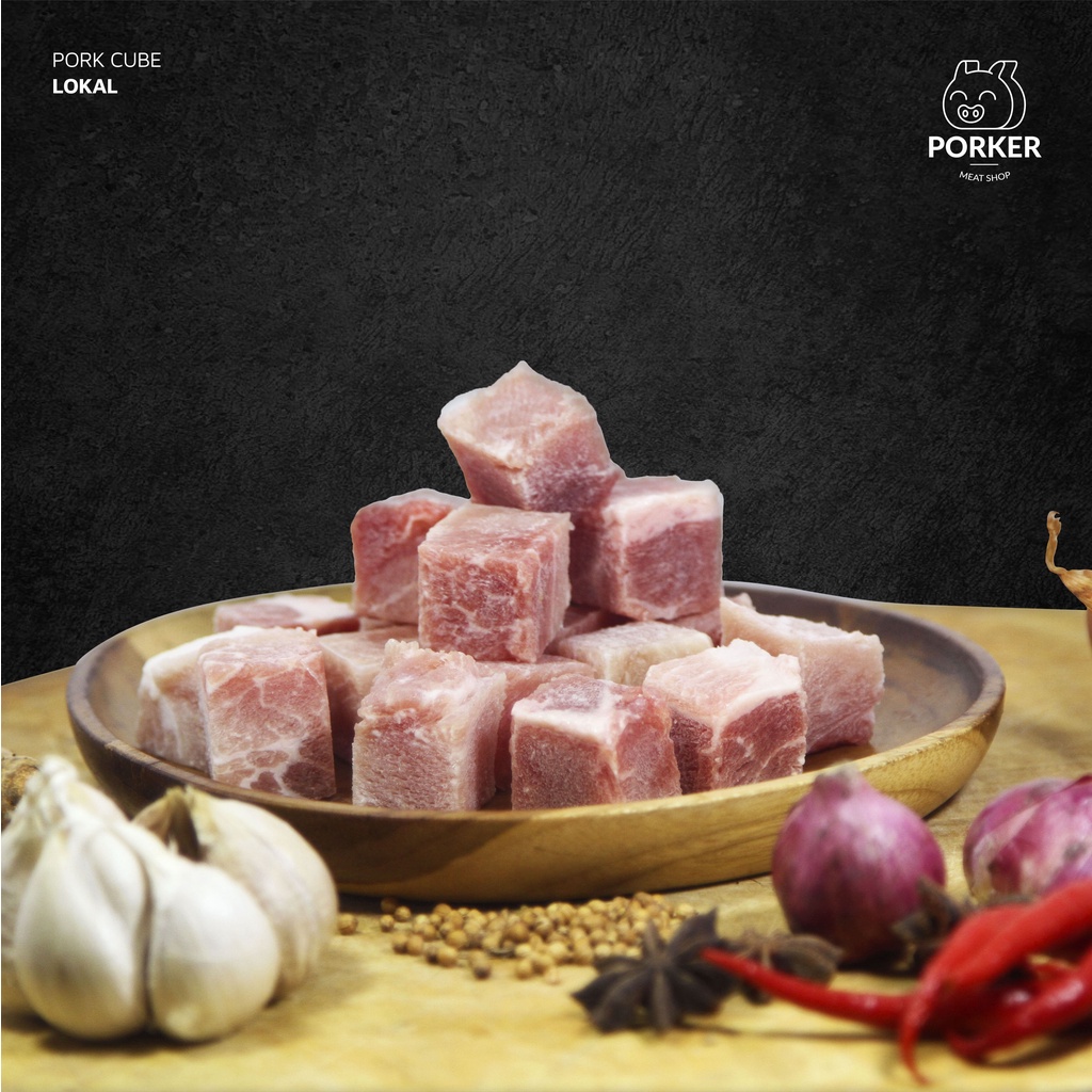 Jual Local Premium Pork Cube – 250 gram/pack | Shopee Indonesia