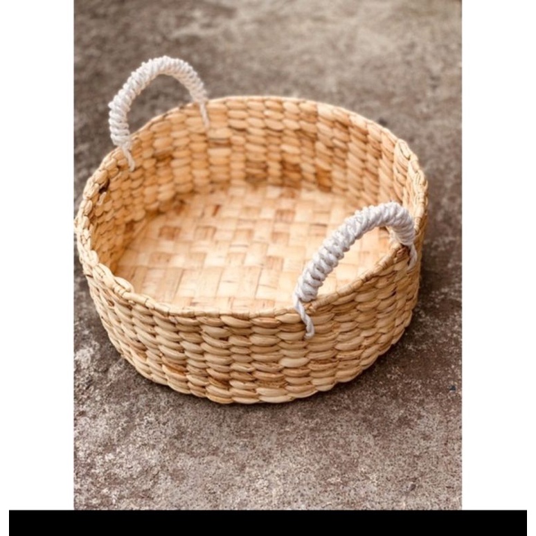 Jual Keranjang anyaman, keranjang enceng gondok, kotak hampers anyaman ...