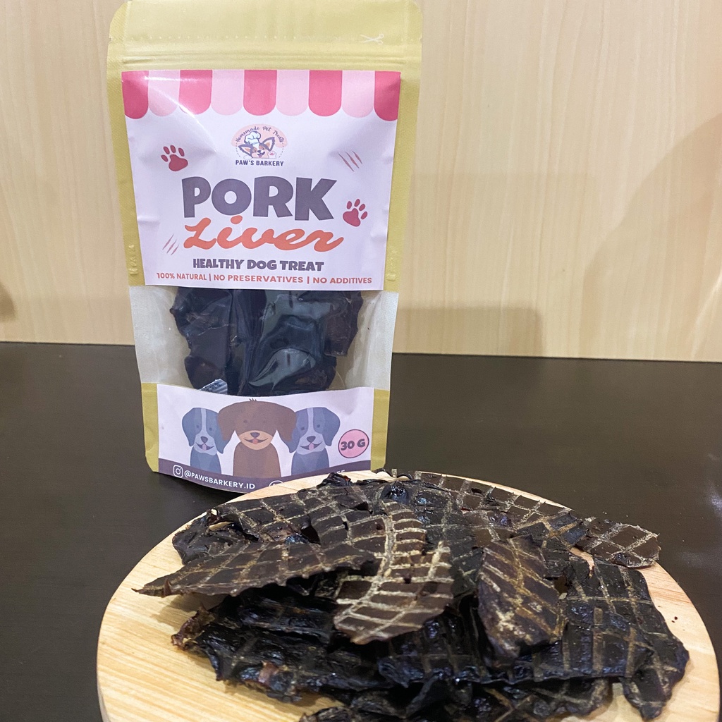 Jual Dehydrated Pork Liver / Hati Babi Jerky (Homemade Dog Treat / Dog ...
