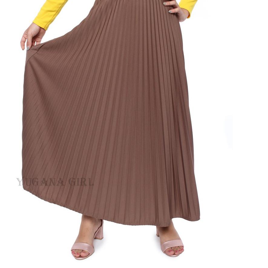 Jual GS - MIYA Rok Plisket XXL Jumbo Mayung Flare Skirt Wanita Kekinian !! | Shopee Indonesia
