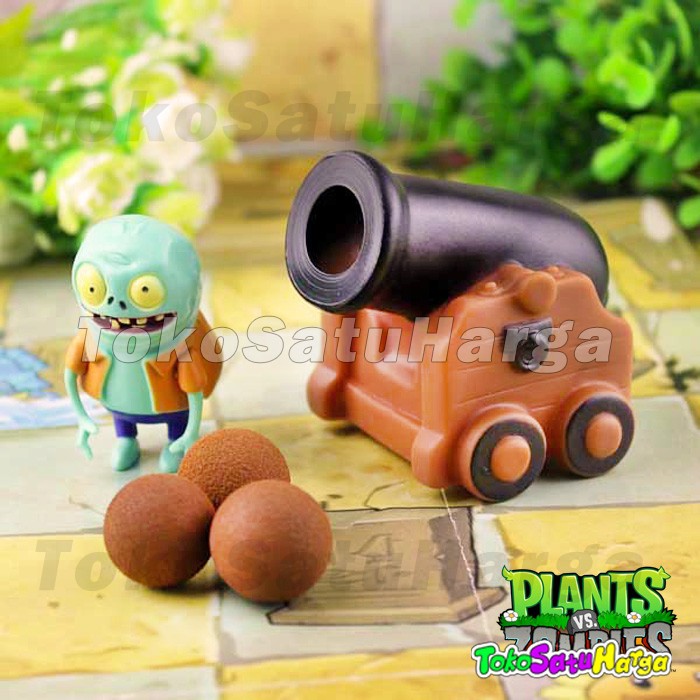 Jual Mainan Anak Plant vs Zombie Tembak Plants Zombies Cannon Gun PVZ ...