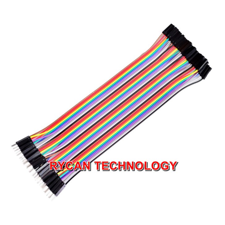 Jual JUMPER CABLE 40PCS KABEL 20CM MALE TO FEMALE KABEL JUMPER | Shopee ...