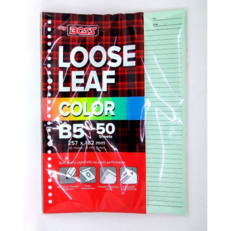 Jual Loose leaf Big Boss B5-50 | Shopee Indonesia