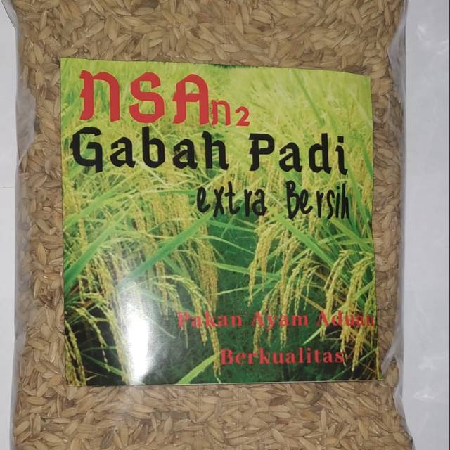 Jual Gabah padi makanan ayam jago nsa gabah merah pakan ayam dan burung ...