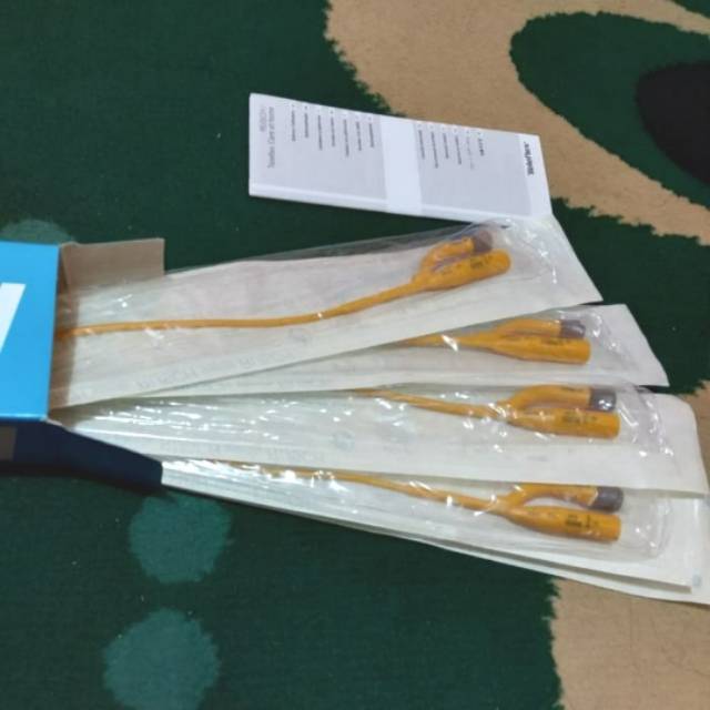 Jual Folley Catheter Gold 2 Way no 18 Rusch / Fc Catheter / Dower Kateter / Selang Kateter ...