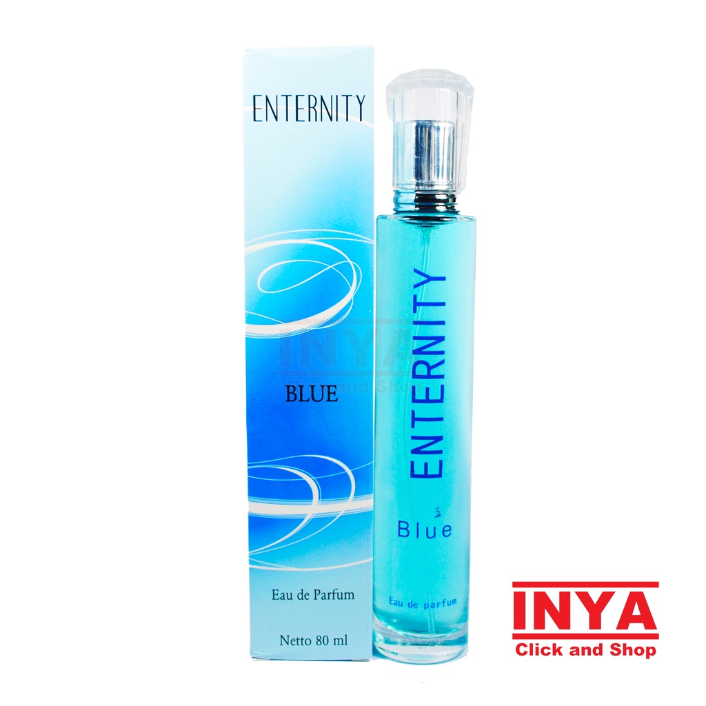 Jual ENTERNITY BLUE 80ml EAU DE PERFUME BIRU - Parfum | Shopee Indonesia
