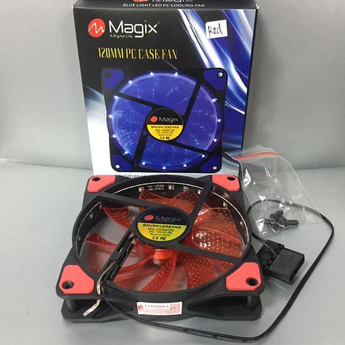 Jual Lampu-C754M636- Fan Case 12Cm Lampu Magix 120Mm Pc Case Fan Casing ...