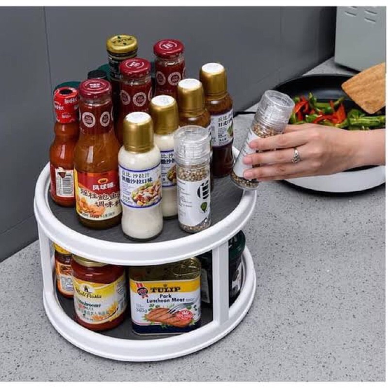 Jual Rak 2 susun putar multifungsi | Shopee Indonesia