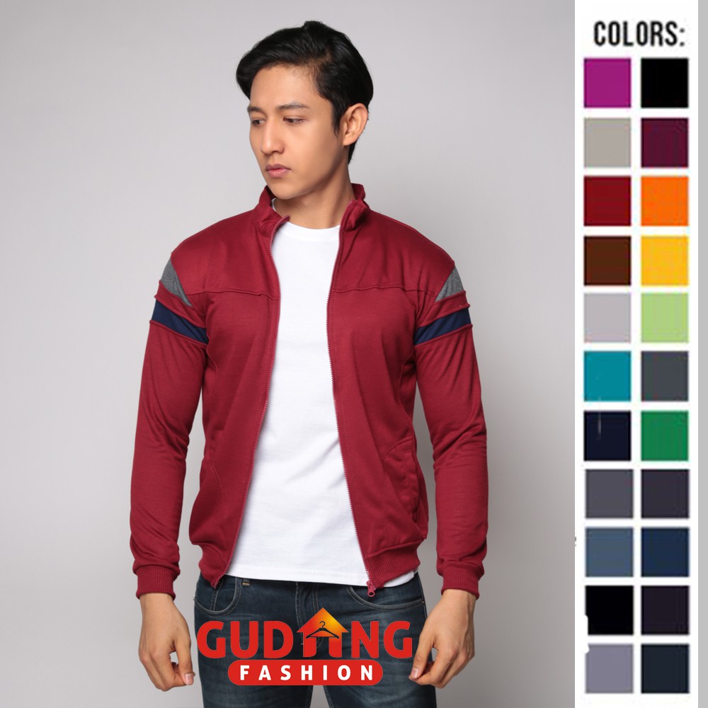 Jual Jaket Training Sporty Pria Banyak Pilihan Warna - JAK (COMB ...