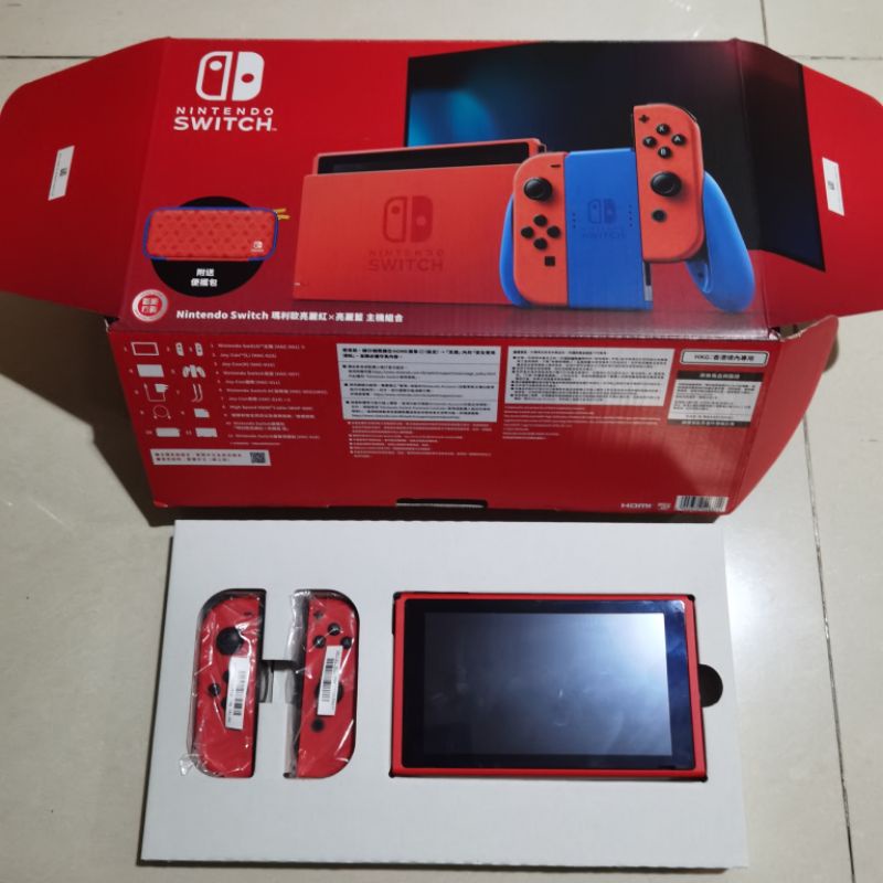 Jual Nintendo Switch Mario Red & Blue v2 Console Limited Edition ...