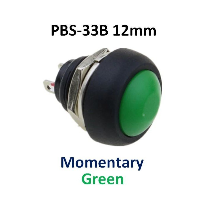 Jual Saklar 12MM WATERPROOF MOMENTARY PUSH ON BUTTON SWITCH anti Air ...