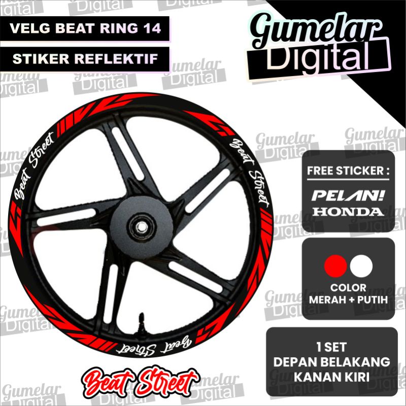 Jual STIKER VELG BEAT STREET | Shopee Indonesia