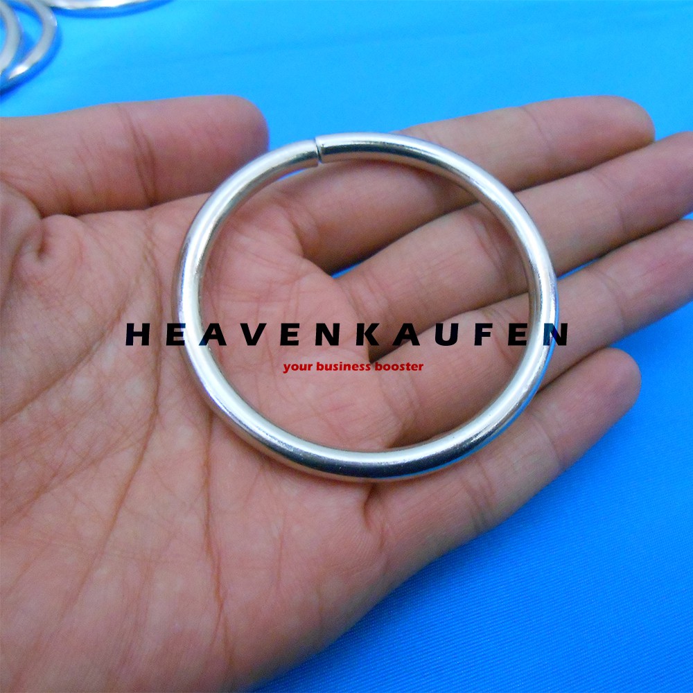 Jual Ring Bulat / Ring O Diameter Lubang 5 cm Tebal 5 mm Warna Nikel ...