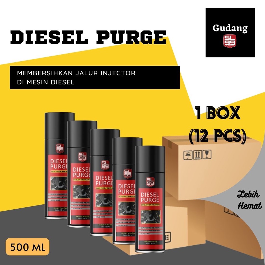 Jual SL99 1 BOX DIESEL PURGE PURGING DIESEL PEMBERSIH NOZZLE | 500ml ...