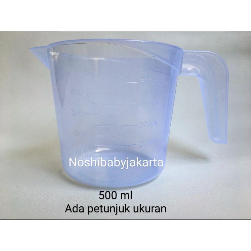 Jual Gelas takar / Gelas ukur Plastik ukuran 250/500 ml | Shopee Indonesia