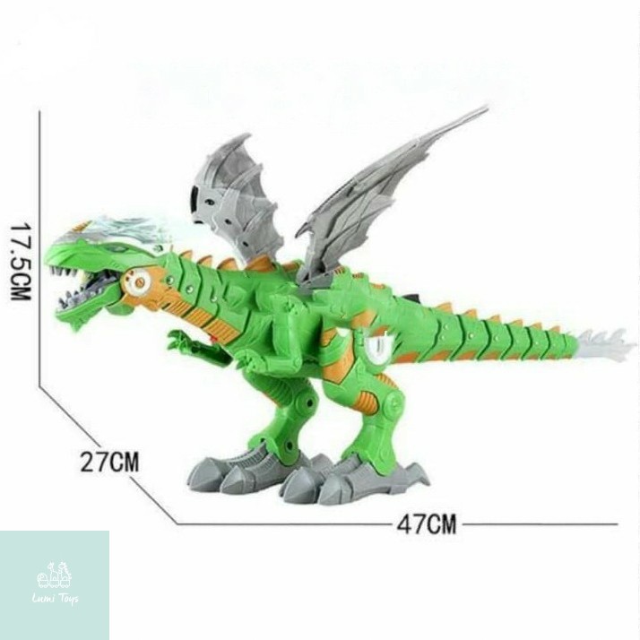 Jual Mainan Robot Spray Walking Dinosaur Sembur Asap Api Dinosaurus 168 ...