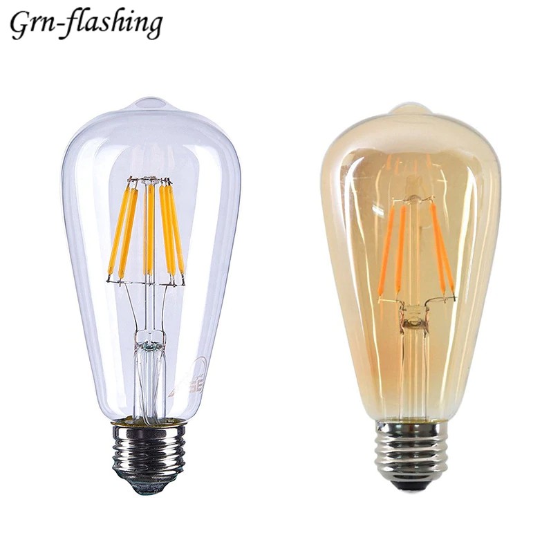 Jual Lampu Bulb ST64 4w LED - Lampu Vintage Edison Bulb Warm White ...