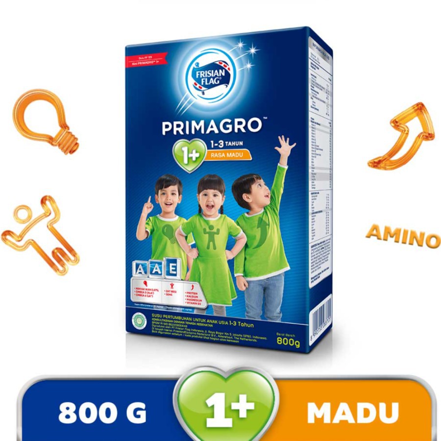 Jual PRIMAGRO 1+ MADU 1-3 TAHUN RASA MADU 750GR FRISIAN FLAG MADU 750GR ...